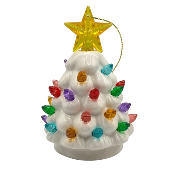 Mr. Christmas | Accents | Mr Christmas Mini White Ceramic Nostalgic Led ...